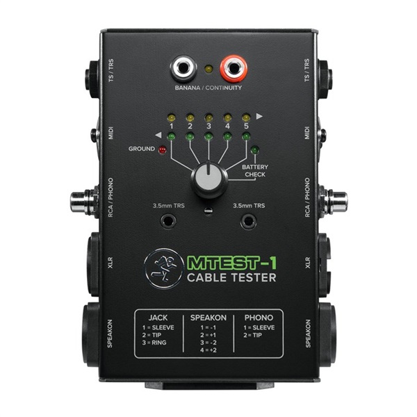 MACKIE 【期間限定特価(早期終了する場合有)】MTEST-1（ケーブルテスター） ｜イケベ楽器店