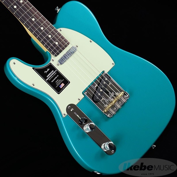 Fender USA American Professional II Telecaster Left-Hand (Miami Blue ...