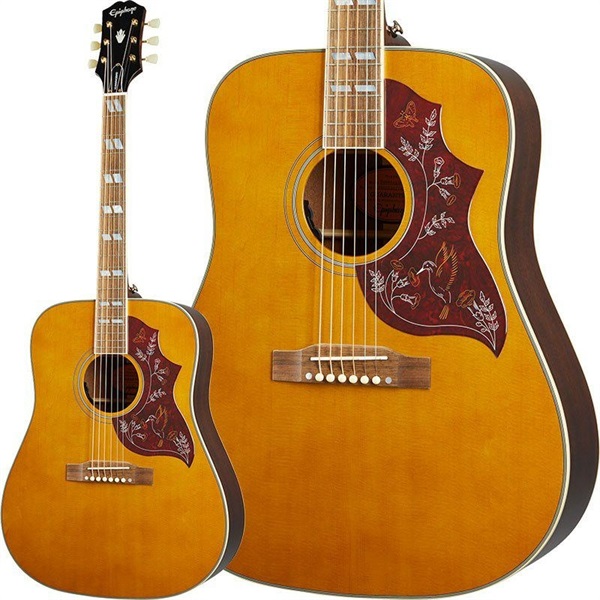 Epiphone Masterbilt Inspired by Gibson Hummingbird (Aged Antique ...
