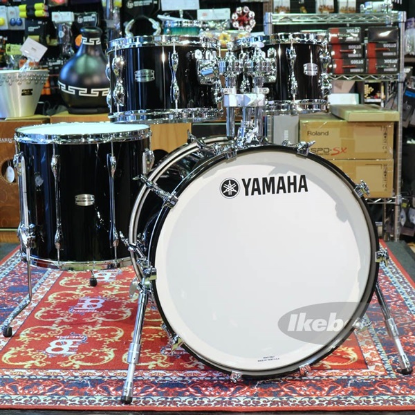 YAMAHA 【店頭入荷！】 Recording Custom 4pc Drum Kit - Solid Black [RBB2216 SOB ...
