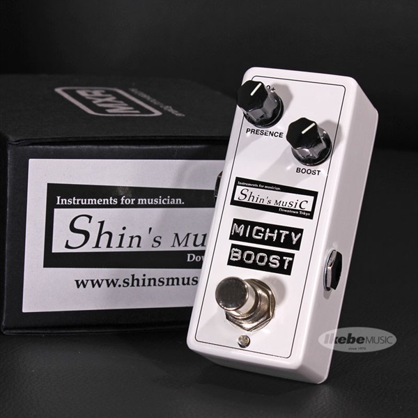 shin’s music MIGHTY BOOST [Super natural Booster/Buffer] ｜イケベ楽器店