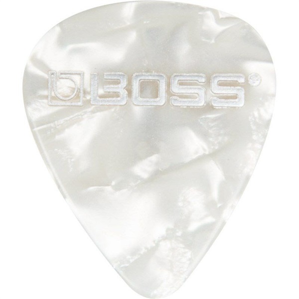 BOSS Celluloid Guitar Picks (WHITE PEARL/Medium) ×10枚セット ｜イケベ楽器店オンラインストア