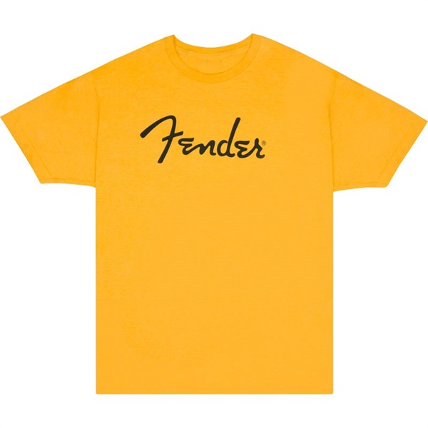 Fender FENDER SPAGHETTI LOGO T-SHIRT BUTTERSCOTCH BLONDE（Lサイズ） ｜イケベ楽器店 ...