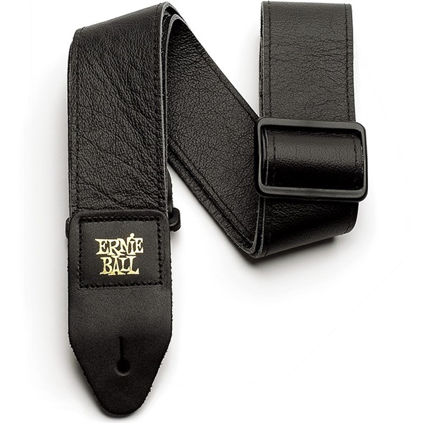 ERNIE BALL 2 inch Tri-Glide Italian Leather Strap - Black [#P04134] ｜イケ ...