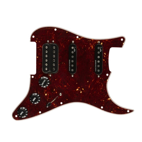 Fender USA Pre-Wired Strat Pickguard， Shawbucker Bridge/Gen 4 Noiseless ...