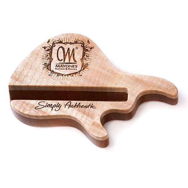 MAYONES Wooden Phone Holder Figured Maple Limited #8 (Flame Maple ...