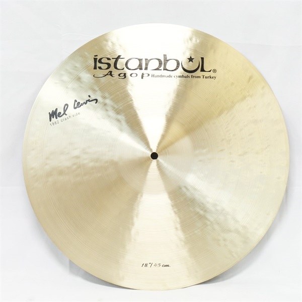 Istanbul／Agop Mel Lewis 1982 Crash Ride 18 [1466g] ｜イケベ楽器店オンラインストア
