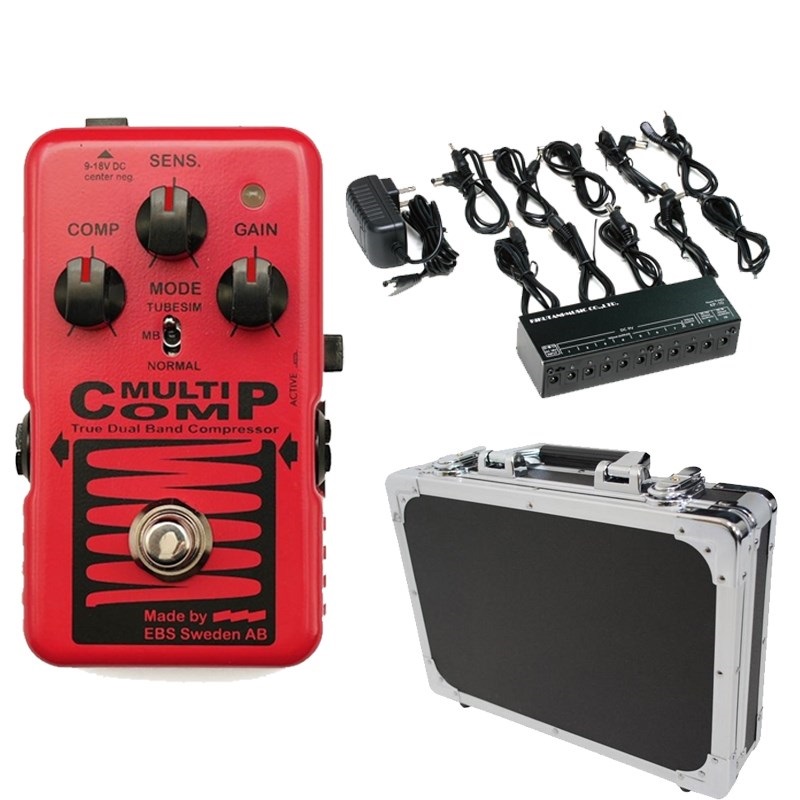 EBS MultiComp Vermilion＋ボード＋パワーサプライセット [イケベベースチーム2024福袋セット] ｜イケベ楽器店