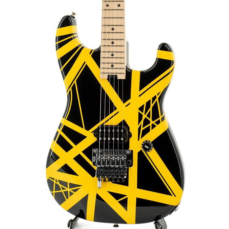 EVH Striped Series Black with Yellow Stripes 【B級特価】 ｜イケベ楽器店オンラインストア