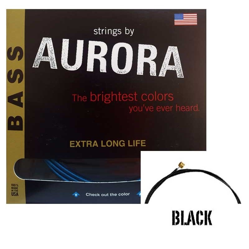 AURORA STRINGS Aurora Premium Bass Strings (45-105) 【BLACK】 ｜イケベ楽器店オンラインストア