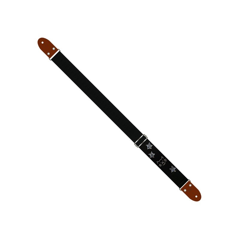Live Line LS48BK-6 [Rhinestone Straps (ネコ2)] ｜イケベ楽器店オンラインストア