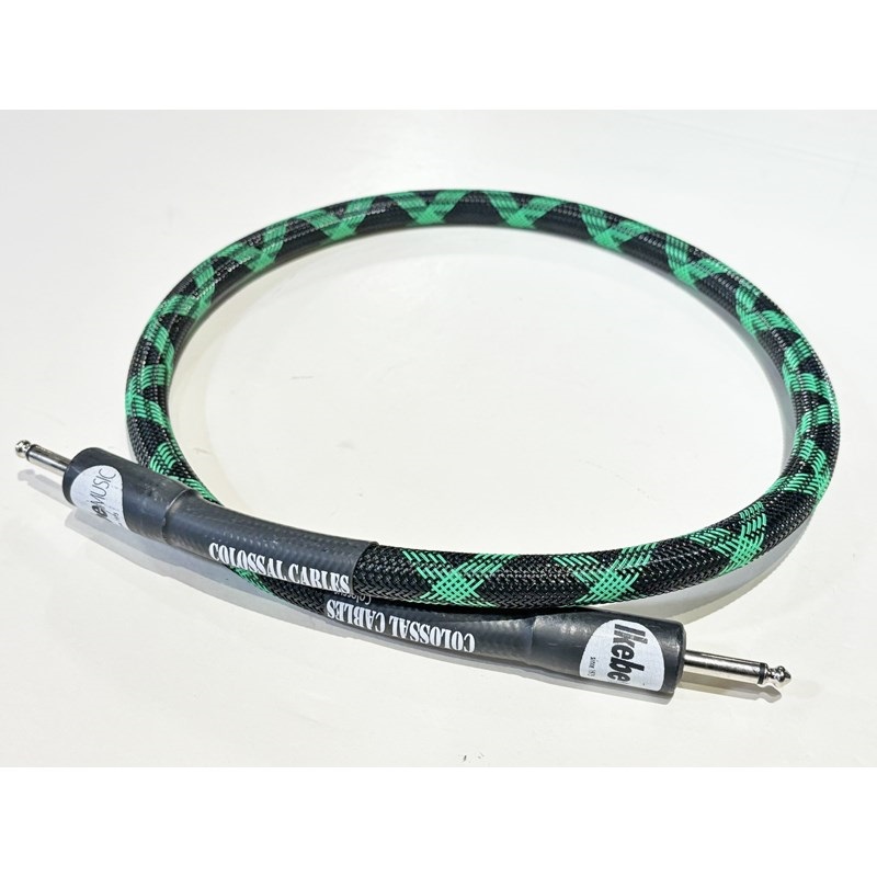 Colossal Cable COLOSSUS SPEAKER CABLE 3ft ST/ST Plug [Green Spyder ...