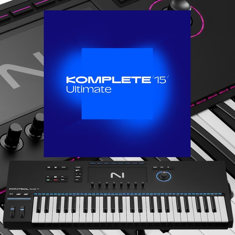 Native Instruments 【春得フェア】KONTROL S49 MK3 + Komplete 15 ULTIMATE (ネイティブインスツルメンツ)(コンプリート15)(MIDI ...