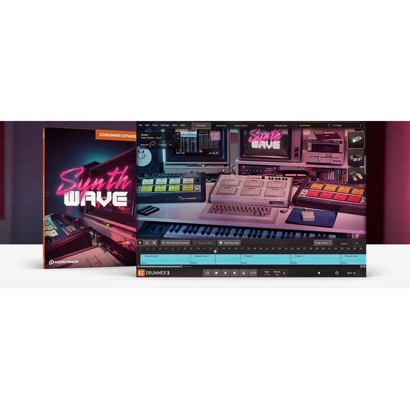 TOONTRACK EZX - SYNTHWAVE (トゥーントラック)(EZX)(イージードラマー)(オンライン納品)(2時間以内に納品) ｜イケベ楽器店オンラインストア