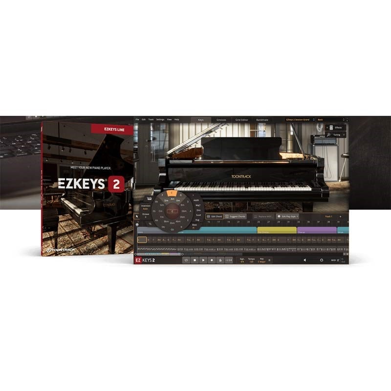 TOONTRACK EZ KEYS 2 (トゥーントラック)(イージーキーズ)(オンライン納品)(2時間以内に納品) ｜イケベ楽器店オンラインストア