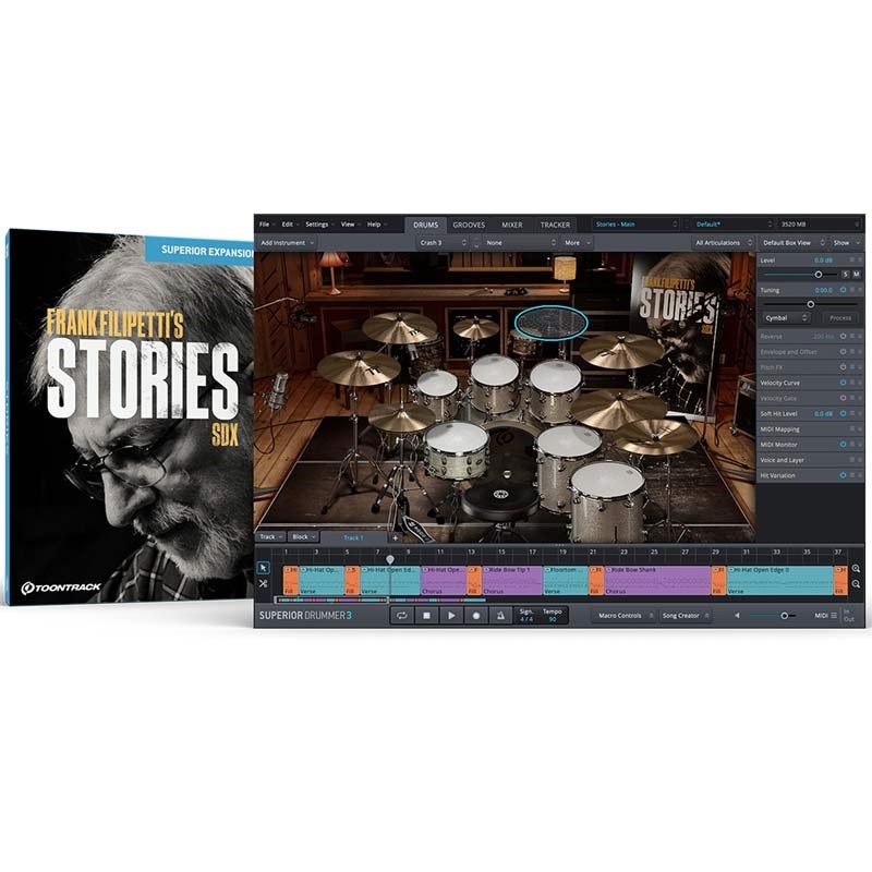 TOONTRACK SDX - STORIES (トゥーントラック)(エスディーエックス)(オンライン納品)(2時間以内に納品) ｜イケベ楽器 ...