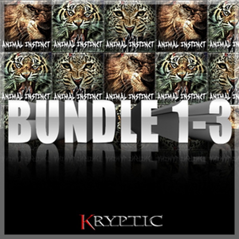 KRYPTIC SAMPLES ANIMAL INSTINCT BUNDLE (VOLS 1-3)(オンライン納品)(2時間以内に納品) ｜イケベ楽器店オンラインストア
