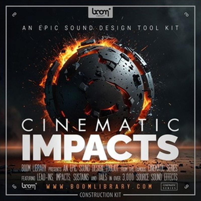 BOOM Library CINEMATIC IMPACTS - CONSTRUCTION KIT(オンライン納品)(2時間以内に納品) ｜イケベ楽器店オンラインストア