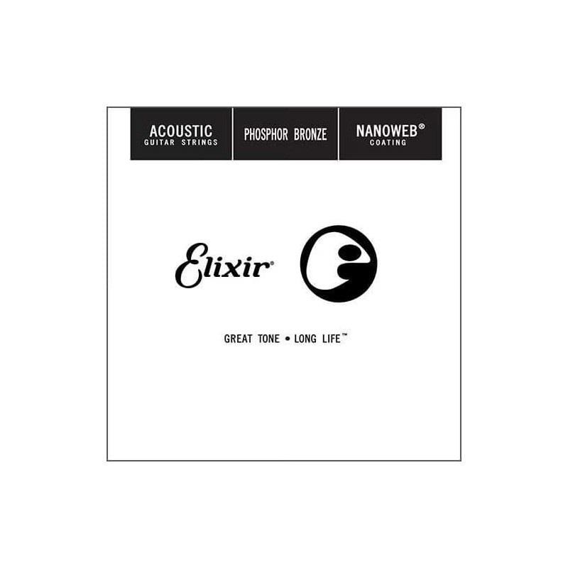 ELIXIR Phosphor Bronze NANOWEB Coating Strings #14132 (Single/.032) ｜イケ ...