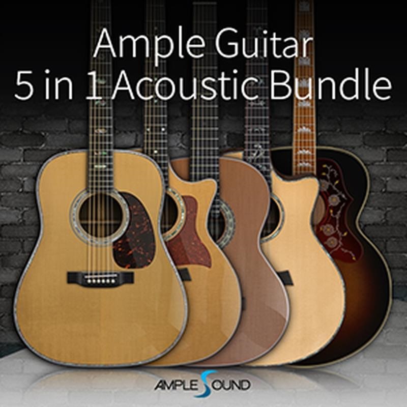 AMPLE SOUND AMPLE GUITAR 5 in 1 ACOUSTIC BUNDLE (アンプルサウンド)(アンプルギター ...
