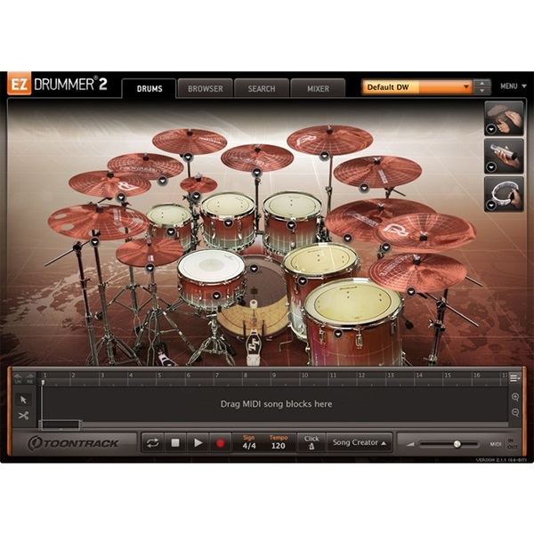 TOONTRACK EZX PROGRESSIVE(オンライン納品)(2時間以内に納品) ｜イケベ楽器店オンラインストア