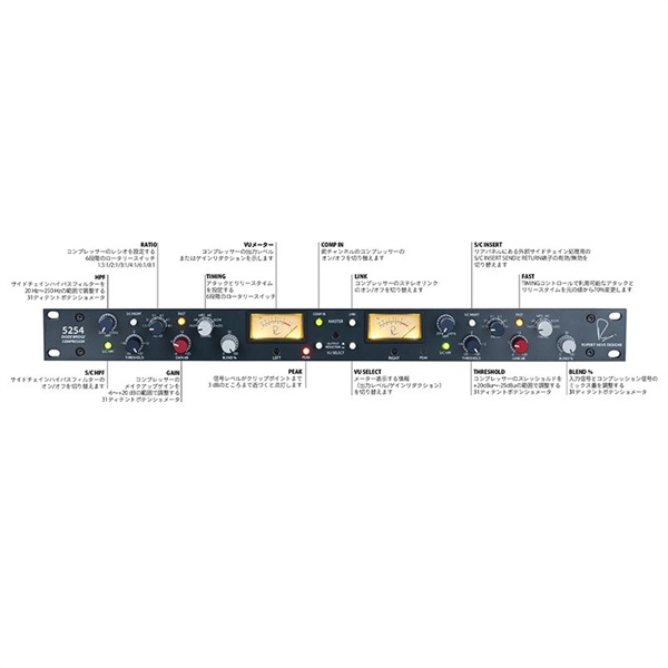 RUPERT NEVE DESIGNS 5254 Dual Diode Bridge Compressor(お取り寄せ商品・納期別途ご案内 ...