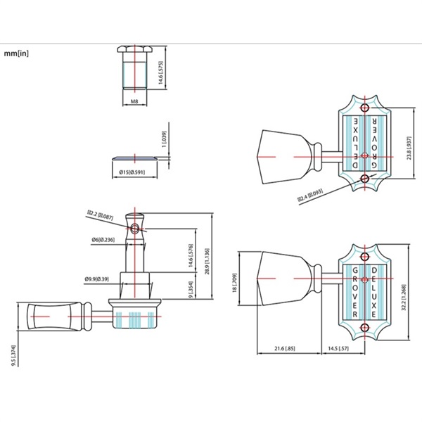 Grover 135N (Nickel) ｜イケベ楽器店オンラインストア