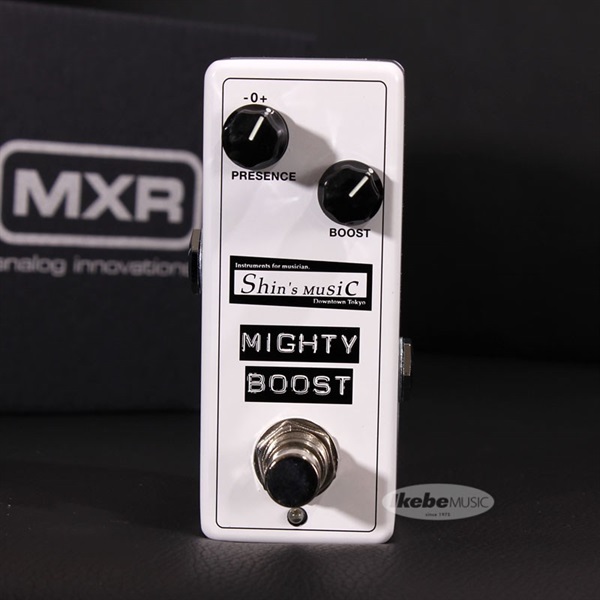 shin’s music MIGHTY BOOST [Super natural Booster/Buffer] ｜イケベ楽器店