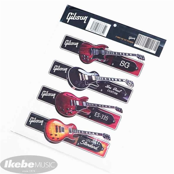 Gibson Guitar Sticker Pack [G-STICKER3] ｜イケベ楽器店オンラインストア