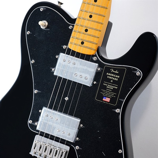 Fender USA American Vintage II 1975 Telecaster Deluxe (Black/Maple) ｜イケ ...