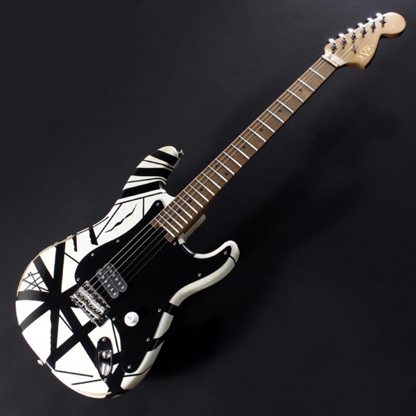 EVH Striped Series '78 Eruption (White with Black Stripes Relic/Maple ...