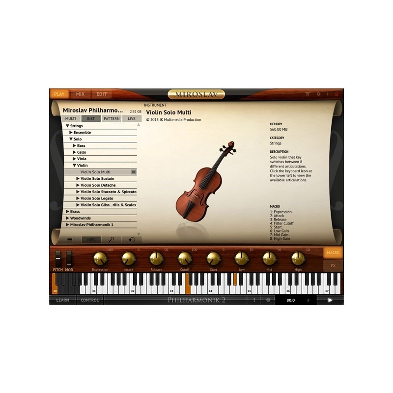 IK Multimedia Miroslav Philharmonik 2 Upgrade【アップグレード版】(オンライン納品)(代引不可 ...