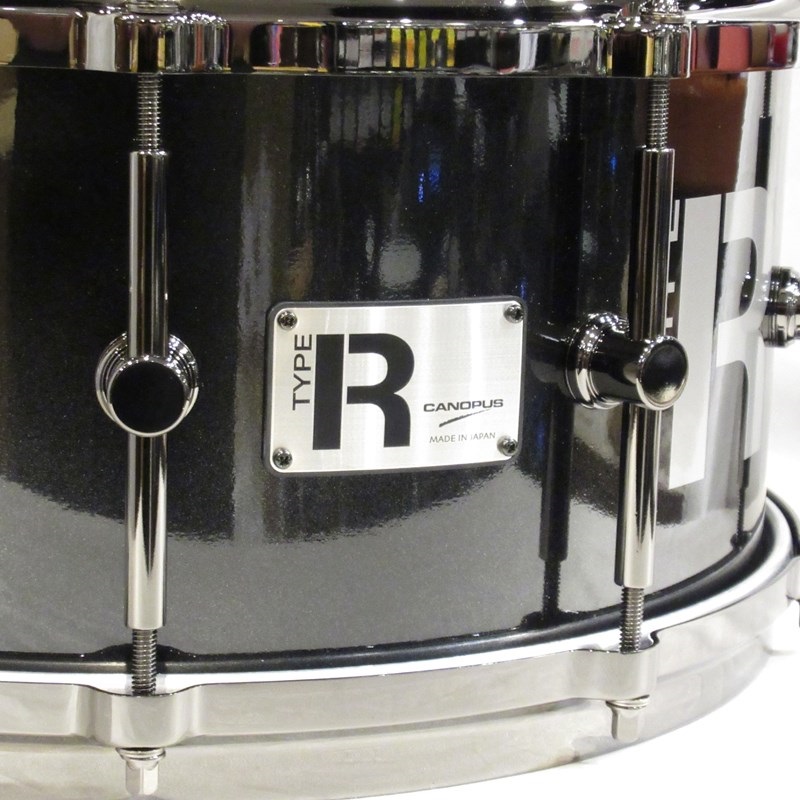 CANOPUS Type-R BULLET 14×6.5 Black Metallic w/Die Cast Hoop [MTR-1465DH/BN] ｜イケベ楽器店オンラインストア