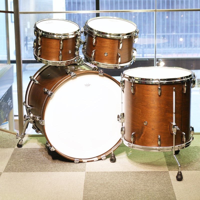 Pearl Masters Maple Pure 4pc Drum Kit - #382 Nature Walnut [BD22，TT10&12，FT16，THL-1030×2]【店頭展示特価 ...
