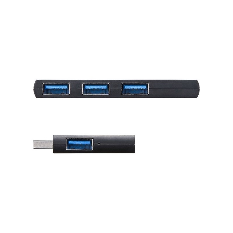 SANWA SUPPLY USB-3HSC1BK (USB3.0 4ポートハブ)(ブラック)【アウトレット特価】 ｜イケベ楽器店オンラインストア