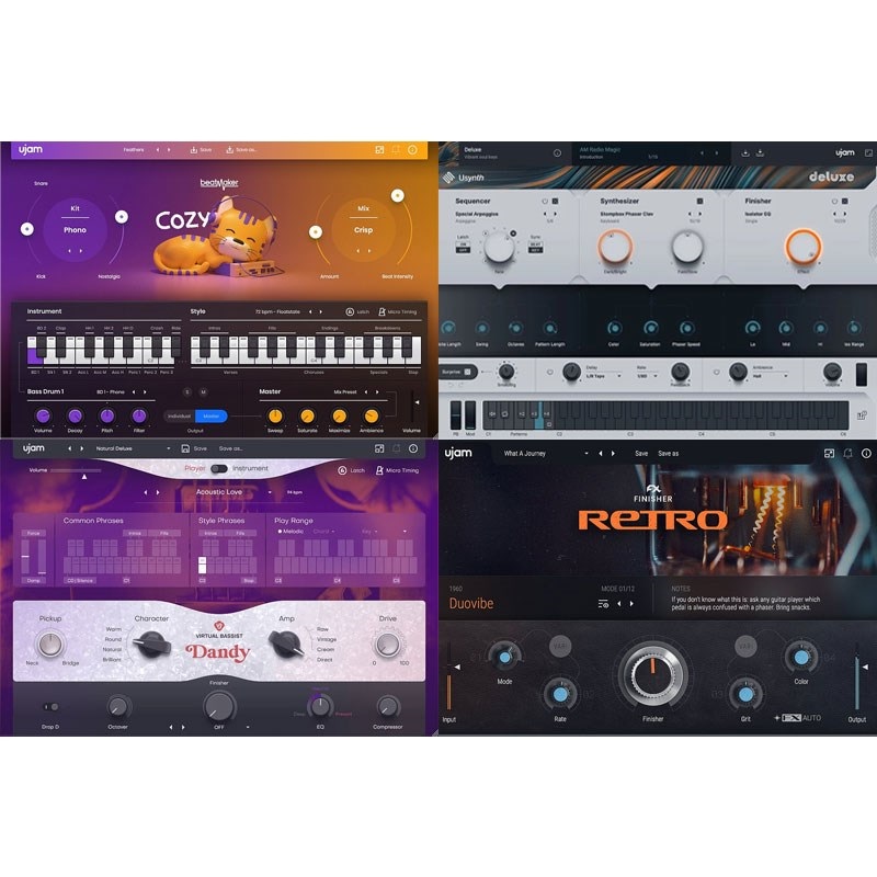 UJAM LoFi Bundle (COZY， DANDY， RETRO， DELUXE)(オンライン納品)(2時間以内に納品) ｜イケベ楽器 ...