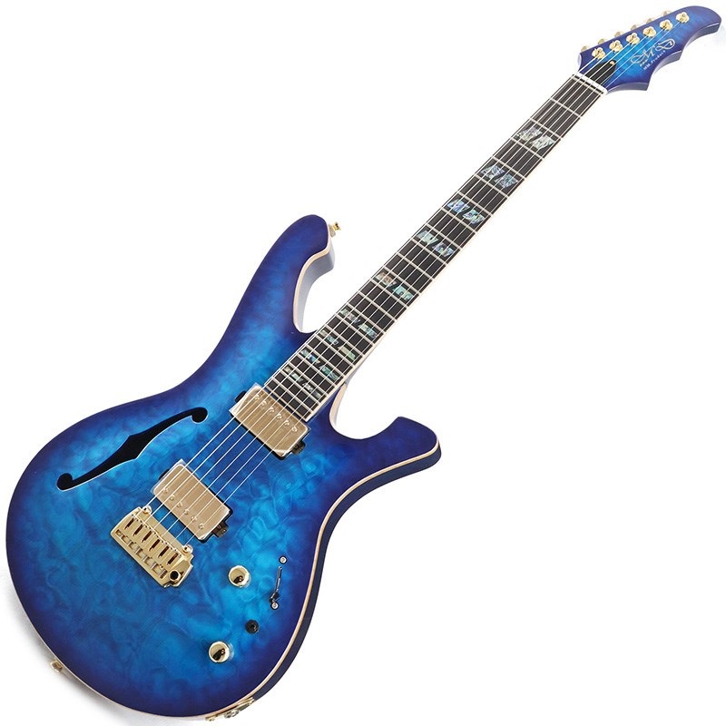 MD Guitars MD Premier G1 Reborn Marine Blue Burst