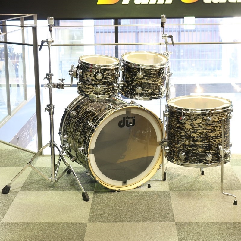 dw Collector's Pure Maple 4pc Drum Kit [BD22，FT16，TT12&10 / Black Oyster Glass FinishPly] ｜イケベ楽器 ...