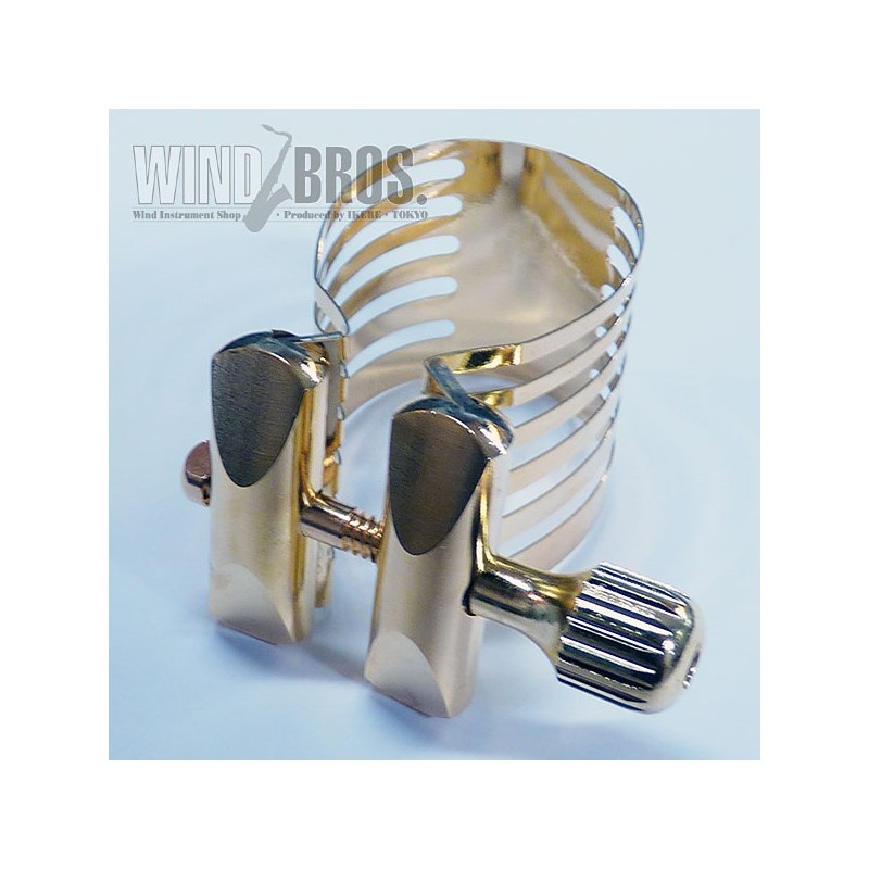 Rovner 【お取り寄せ品】ソプラノサックス用リガチャー ロブナー プラチナゴールド PG-1RVS ｜イケベ楽器店オンラインストア