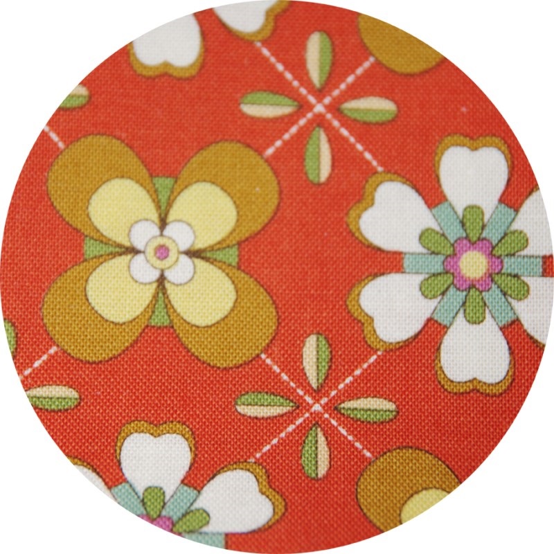 Daiking Corporation DaikingStrap DGST-RETRO-FLOWER-2RO (レトロフラワーオレンジ) ｜イケベ楽器店オンラインストア