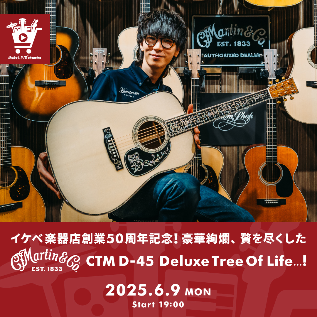 IKEBE LIVE SHOPPING #138｜イケベ楽器店創業50周年記念！豪華絢爛、贅を尽くしたMartin Guitar CTM D ...